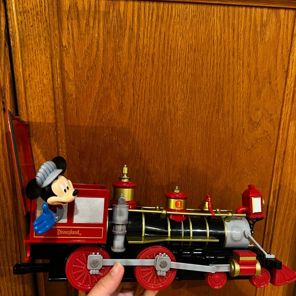 Disney | Accessories | Disneyland Mickey Railroad Train Popcorn Bucket ...